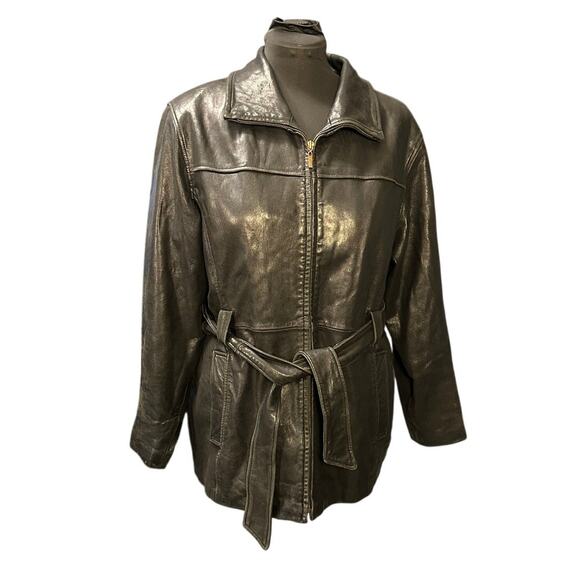 Charles Klein | Jackets & Coats | Vintage Charles Klein Black Leather ...